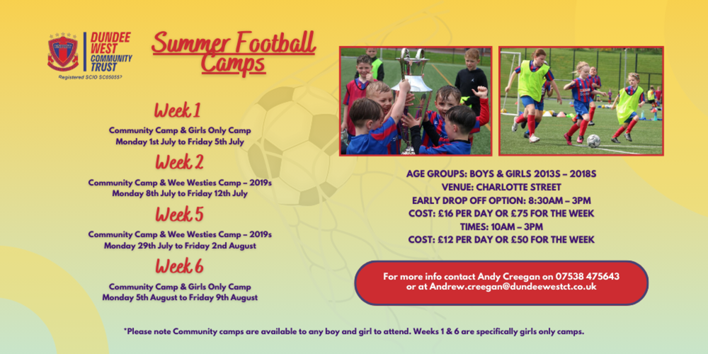 SUMMER HOLIDAY CAMPS 2024 | My Club Hub