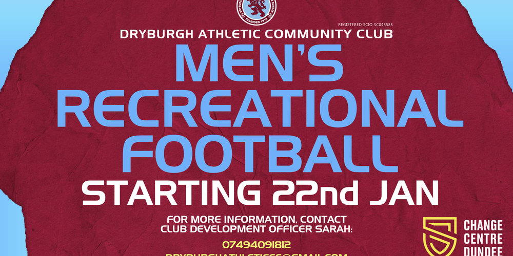NEW for 2024 - Men's Recreational Football | My Club Hub